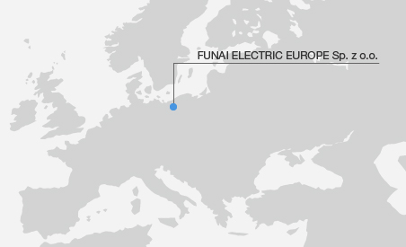 Global Network | About FUNAI | FUNAI ELECTRIC CO., LTD.
